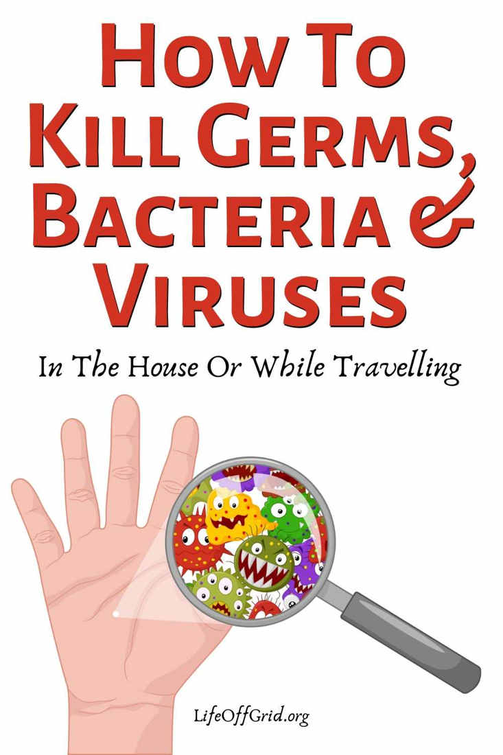 How To Kill Germs, Bacteria And Viruses In The House Or While ...